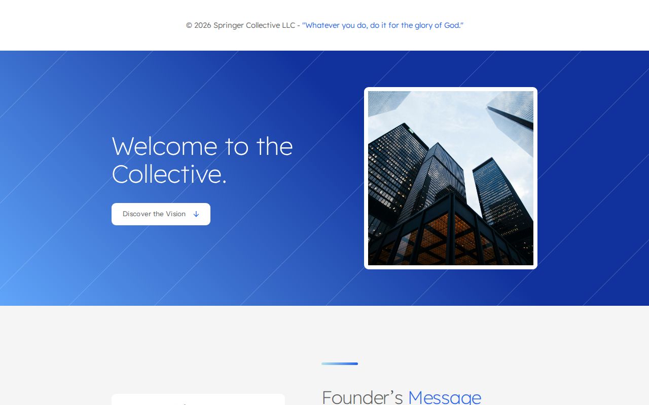 Landing Page - Springer Collective LLC